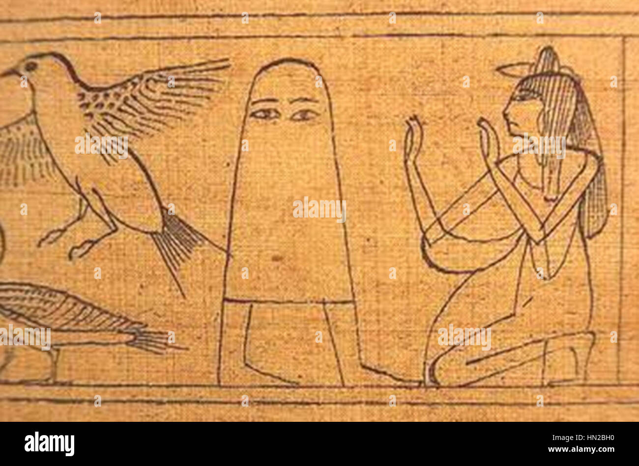 Medjed on the Greenfield papyrus Stock Photo - Alamy