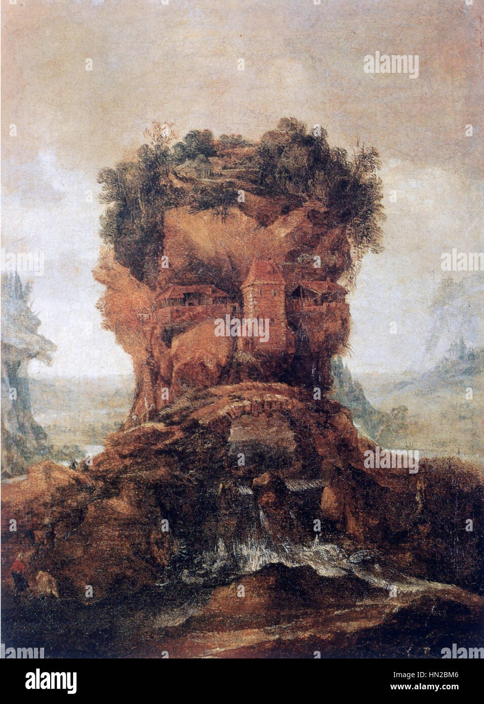 Joos de Momper (II) - Anthropomorphic Landscape, Allegory of summer ...