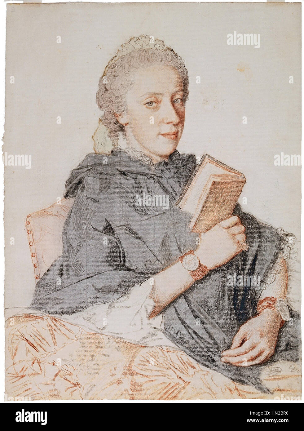 Liotard’s portrait of Maria Anna of Austria from 1762 portrays the ...
