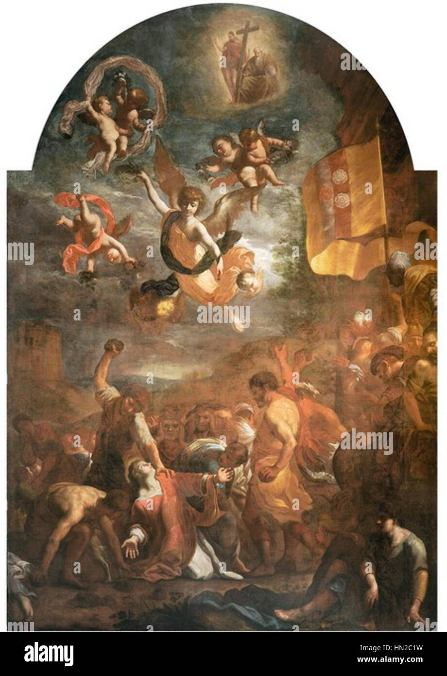 Martyrium Sancti Stephani (Skreta Stock Photo - Alamy