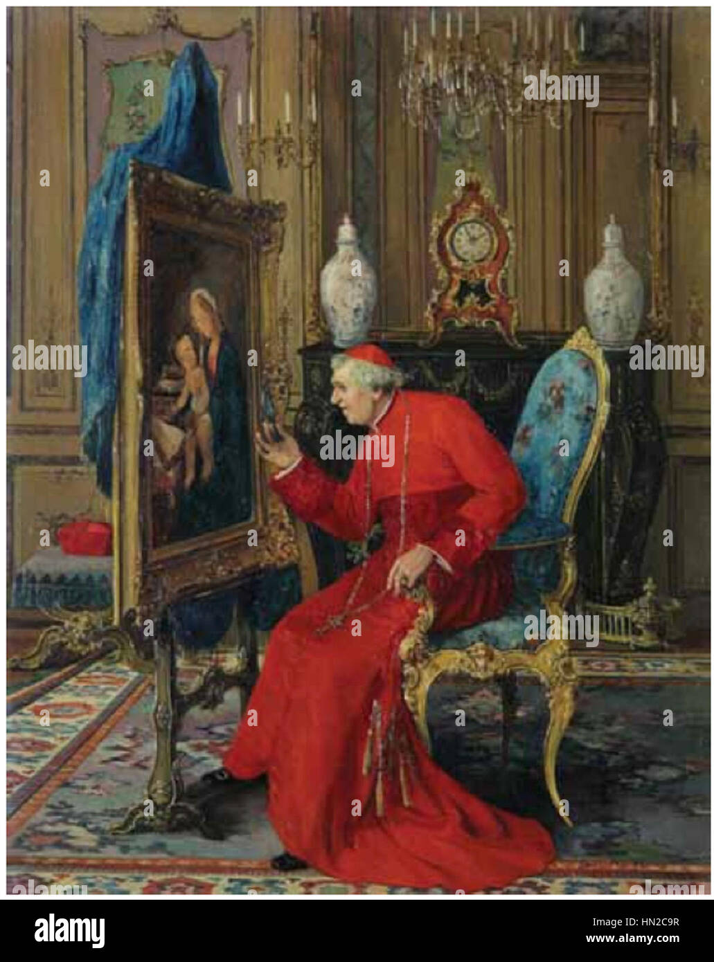 Louis Van Hoorde - The art loving cardinal Stock Photo - Alamy
