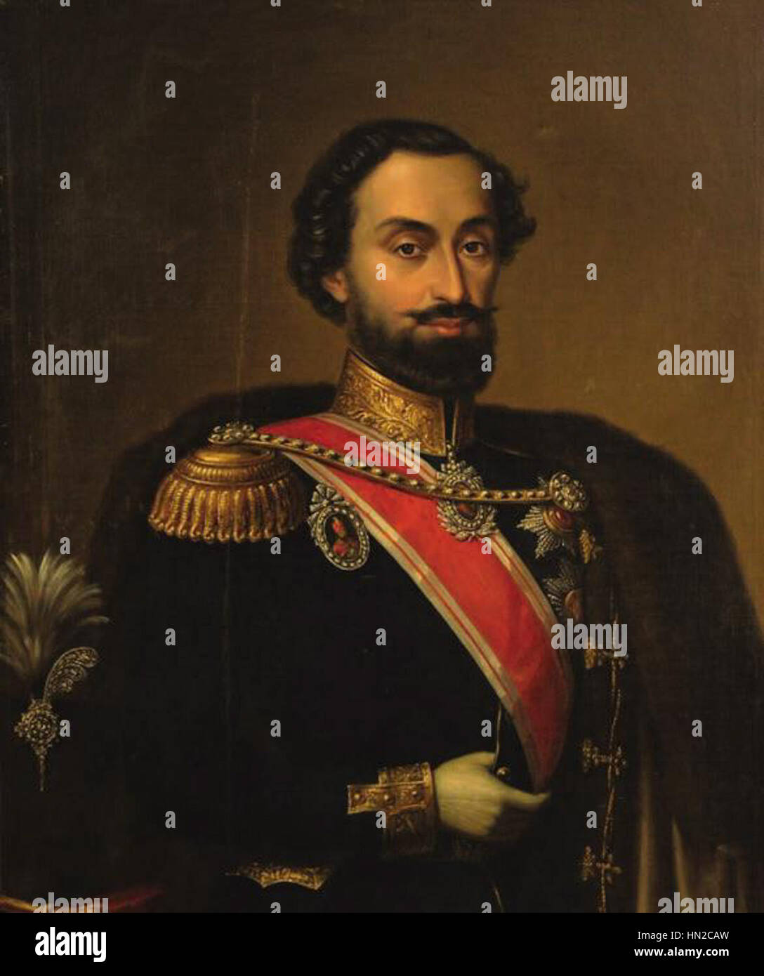 Misu Popp’s 'Portretul lui Barbu Stirbei' is a portrait of Barbu ...