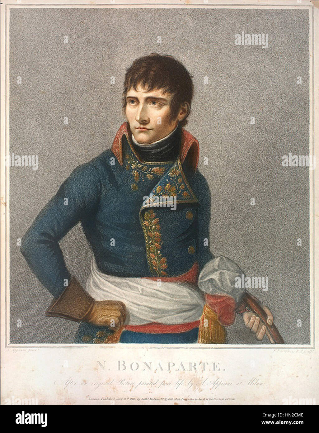 Napoleon by Bartolozzi Appiani is a finely executed portrait of the ...