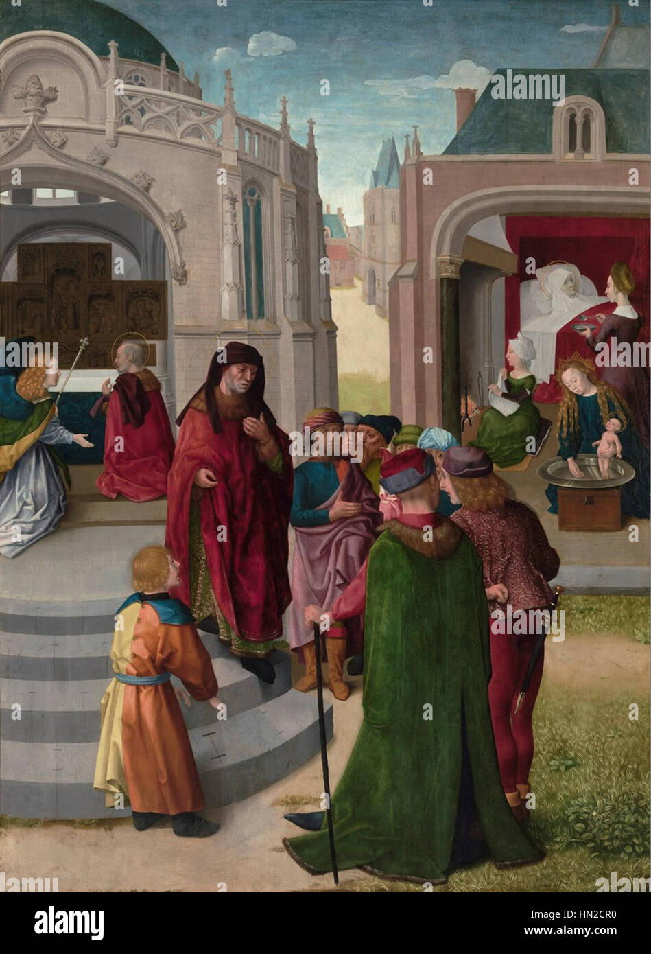 Master of the St. John's Altarpiece 001 Stock Photo - Alamy