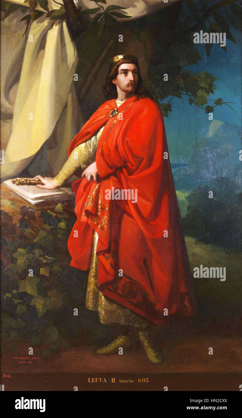 Liuva II, rey de los Visigodos (Museo del Prado Stock Photo - Alamy