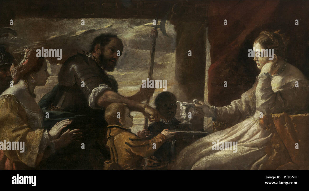 'Morte di Sofonisba' by Mattia Preti depicts the dramatic moment of ...