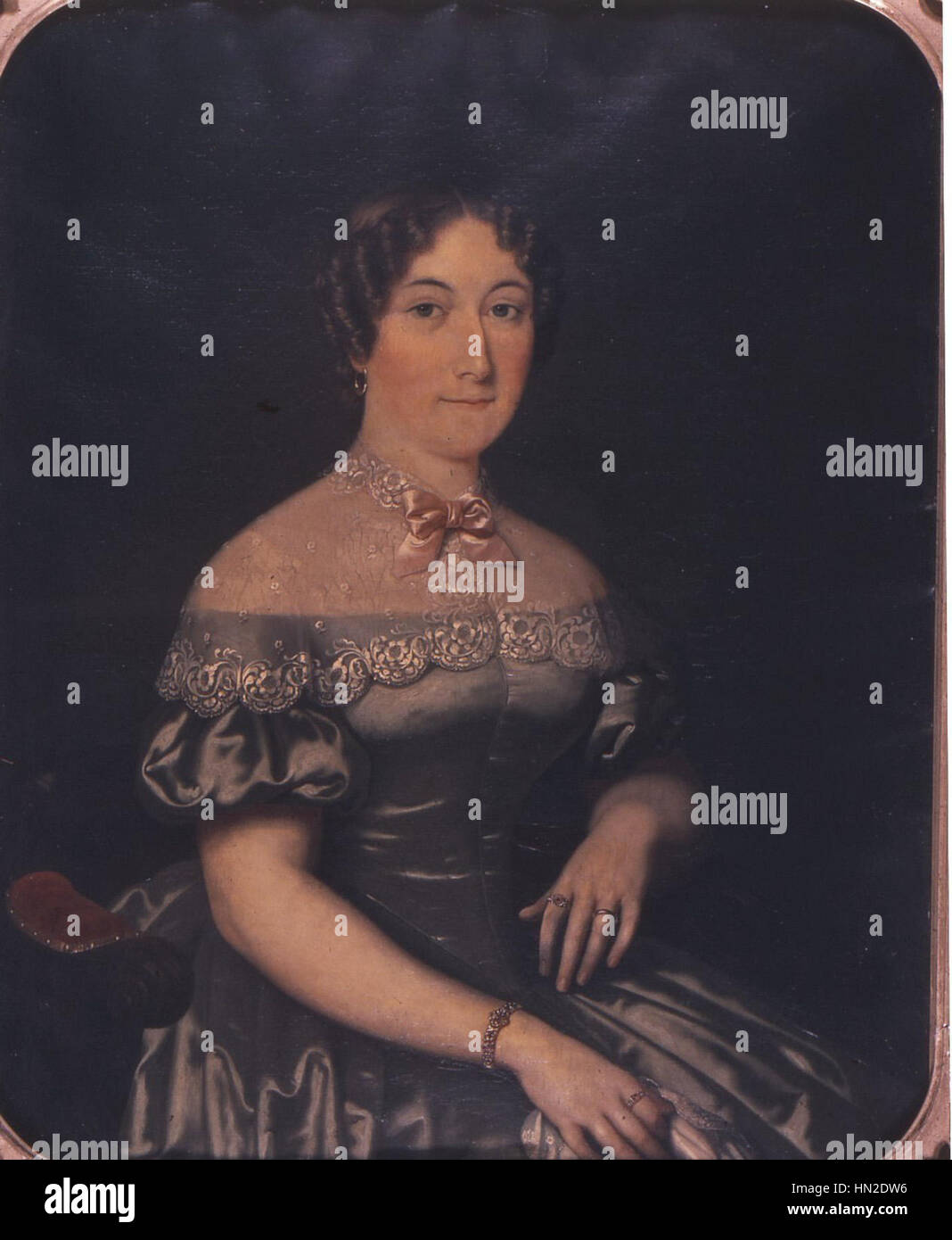 The portrait of Mrs. John Graham by Charles Christian Heinrich Nahl ...