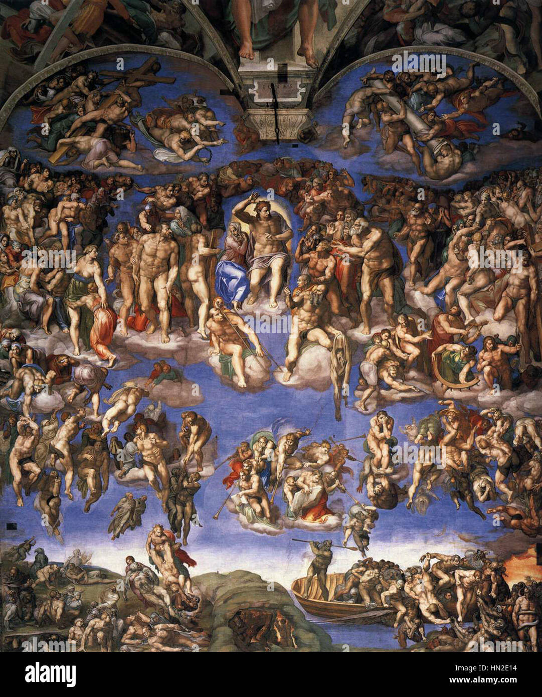 Last judgment michelangelo hi-res stock photography and images - Alamy