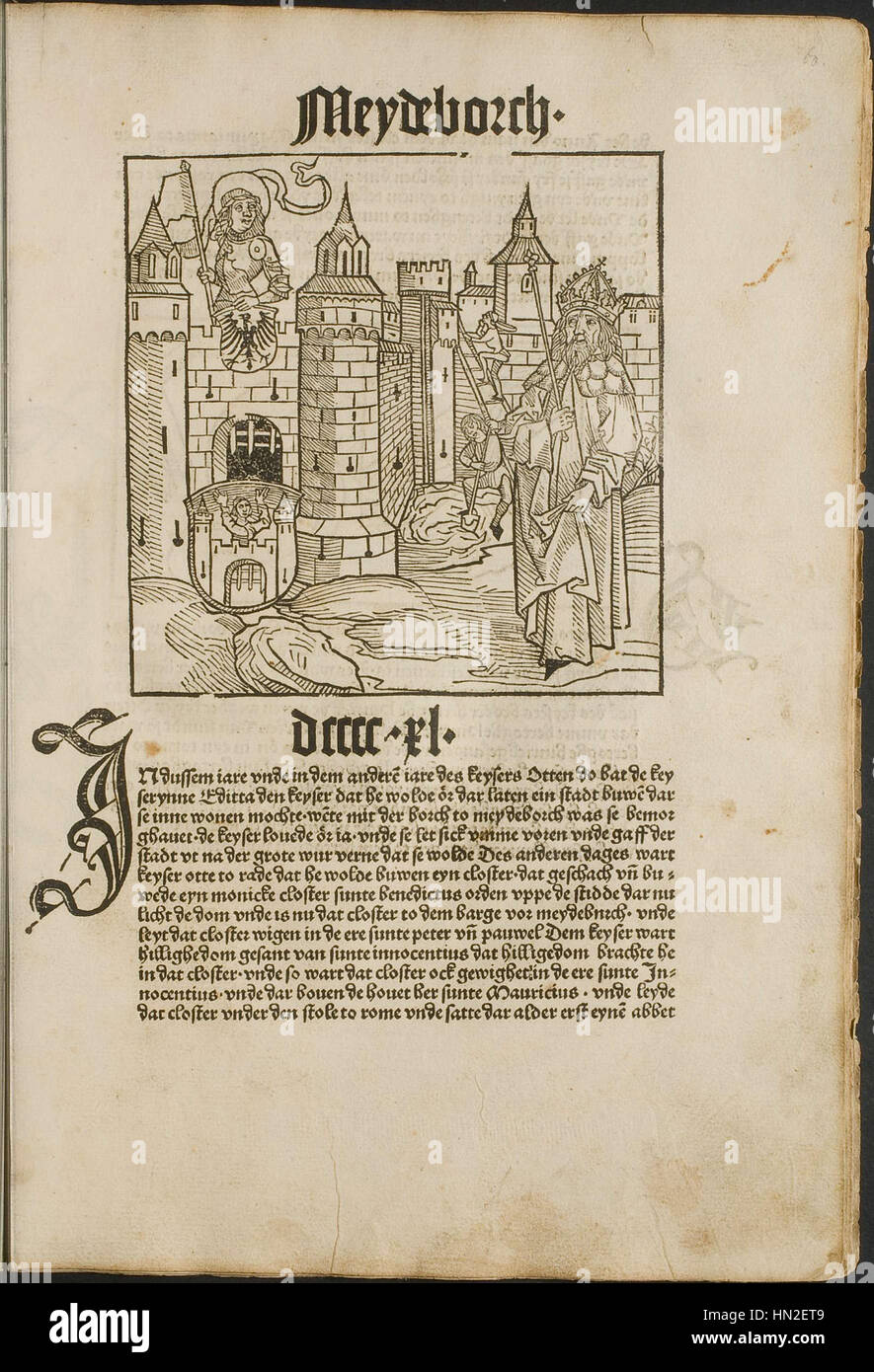 Magdeburg Castle p00123 Stock Photo - Alamy