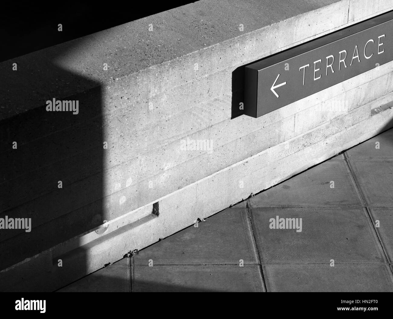 London southbank centre sign Black and White Stock Photos & Images - Alamy