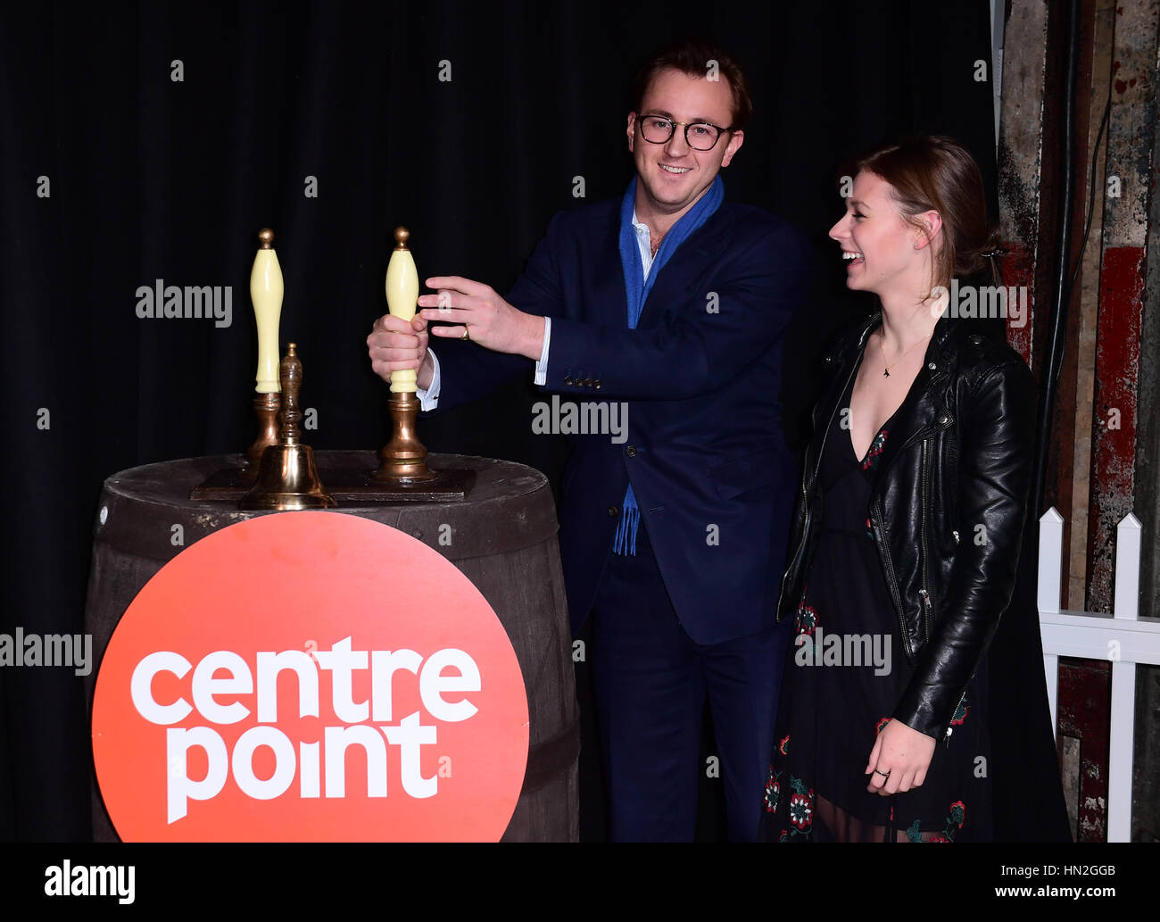 Francis Boulle and Katy Reece attending Centrepoint's Ultimate Pub Quiz ...