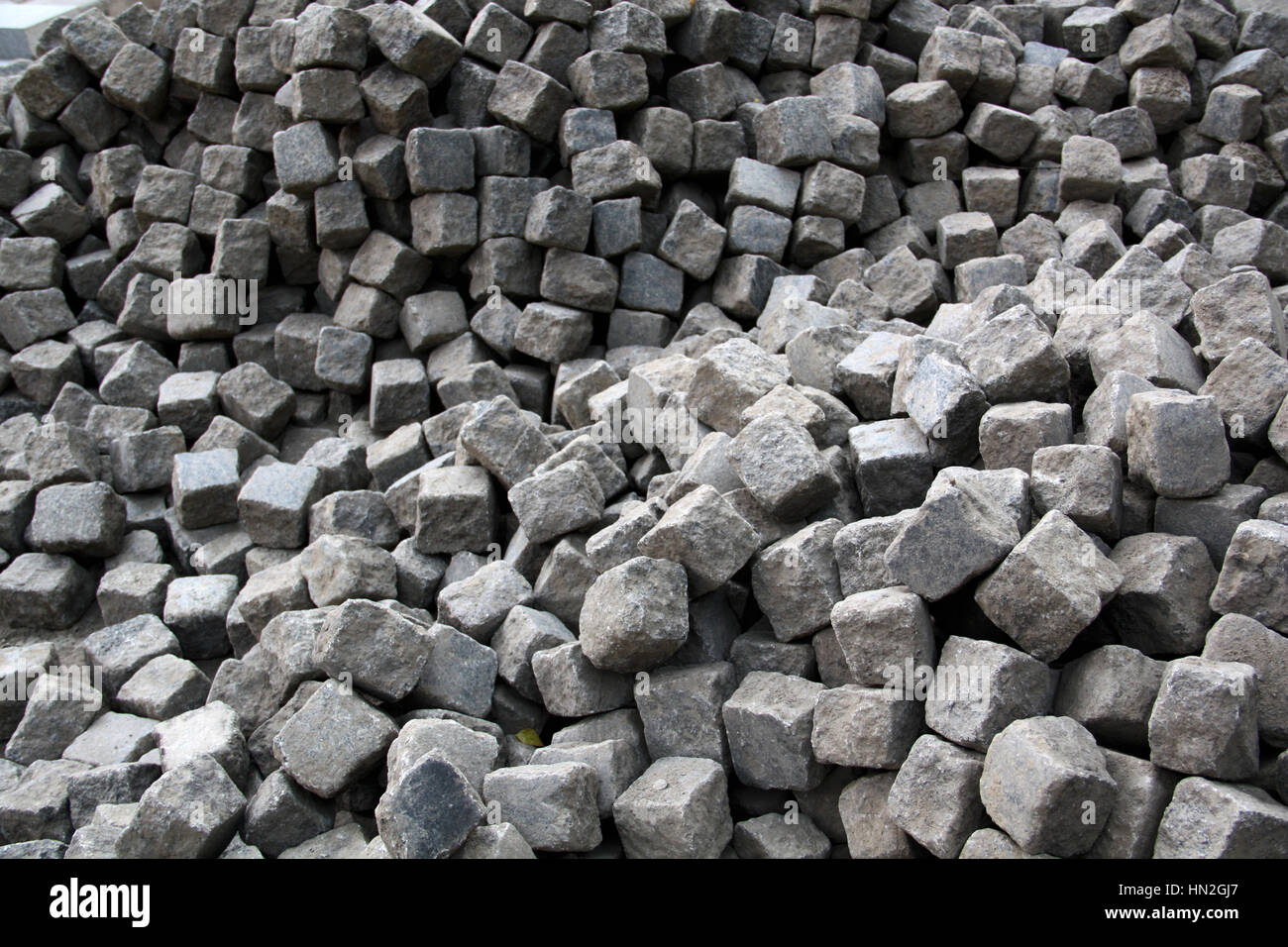 A heap of cobble Stock Photo - Alamy