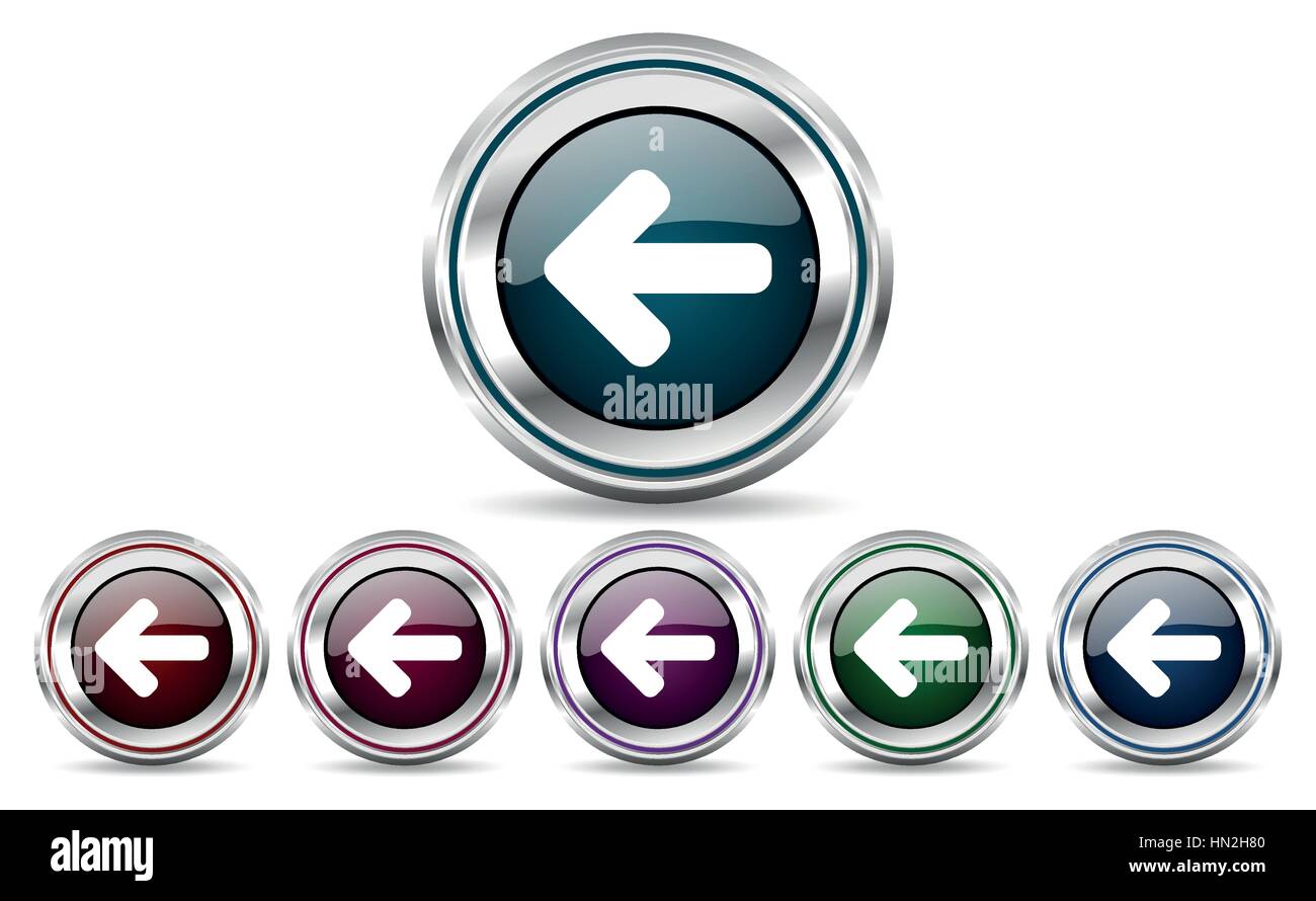 Arrow back Stock Vector Image & Art - Alamy