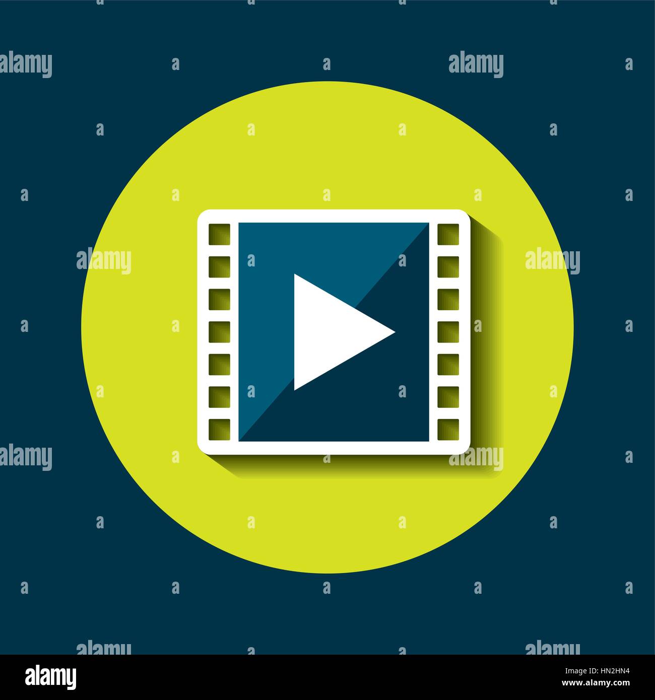 Film scene green background Stock Vector Images - Alamy