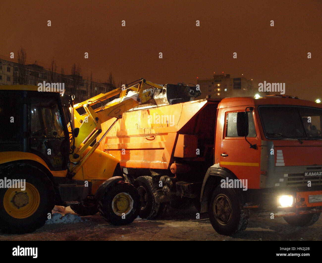 Snow removal urban vehicles hi-res stock photography and images - Alamy