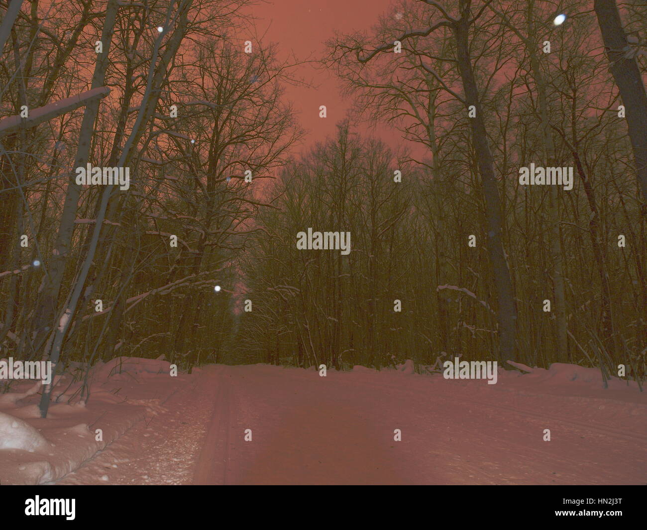 Beautiful shot snow landscape hi-res stock photography and images - Alamy