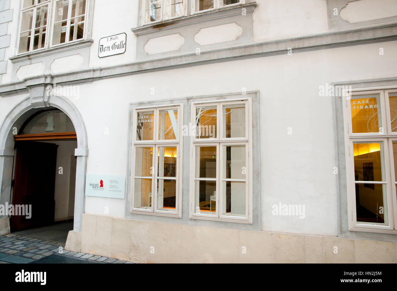 VIENNA, AUSTRIA - July 5, 2016: Mozarthaus was Mozart's residence from ...