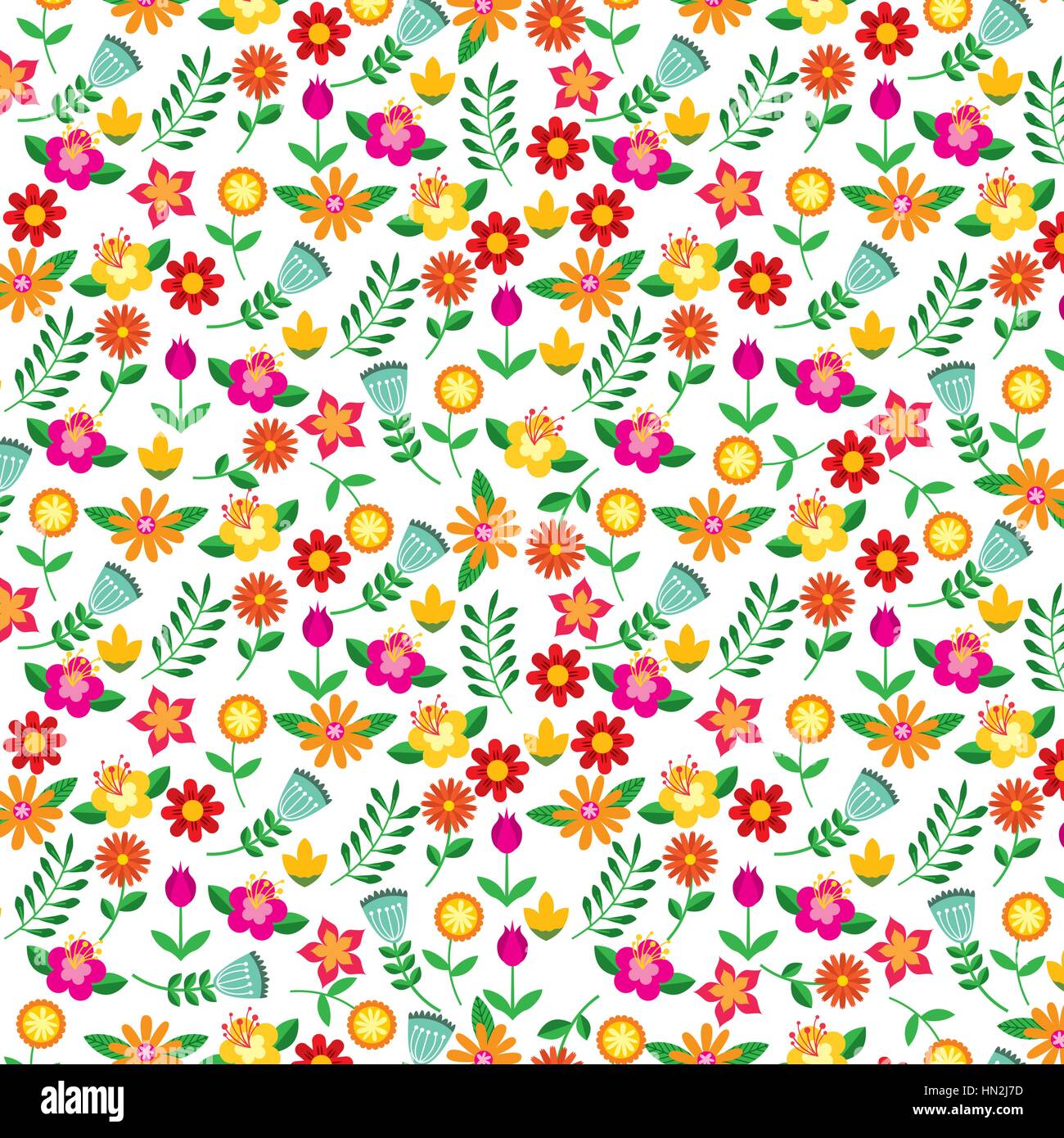 background with flowers and branches. spring season concept. vector ...