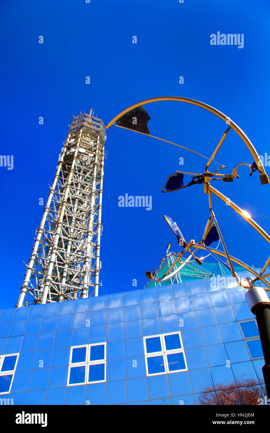Sky Tower Nishitokyo view from Rokuto Kagakukan Science Museum Stock ...