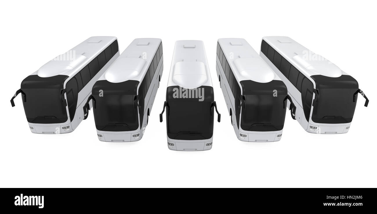 Coach Bus Isolated Stock Photo - Alamy