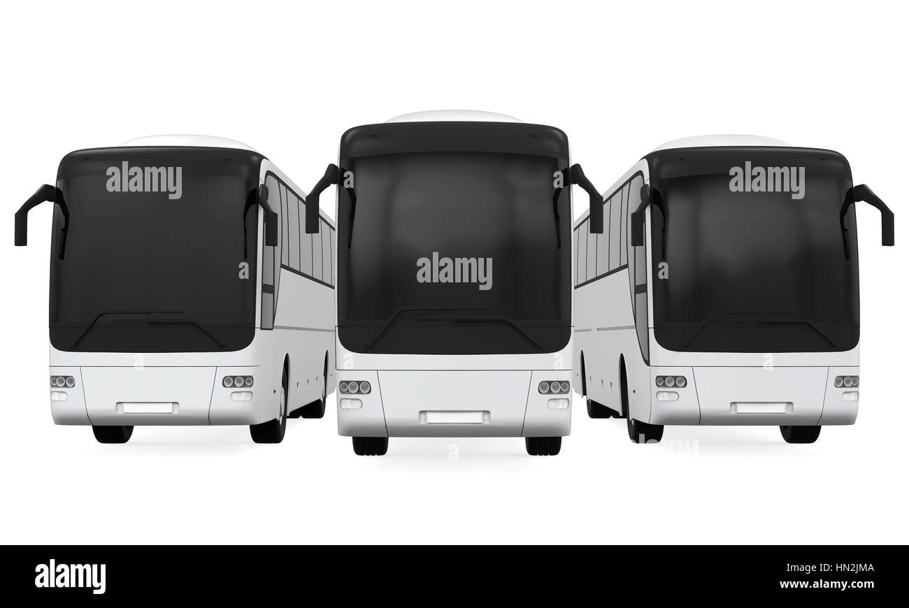 Coach Bus Isolated Stock Photo - Alamy