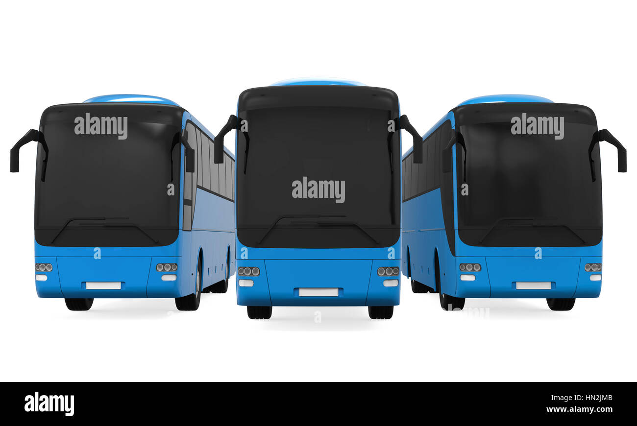 Coach Bus Isolated Stock Photo - Alamy