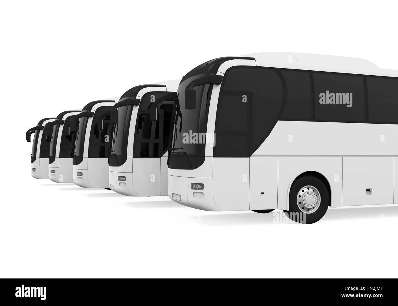 Coach Bus Isolated Stock Photo - Alamy