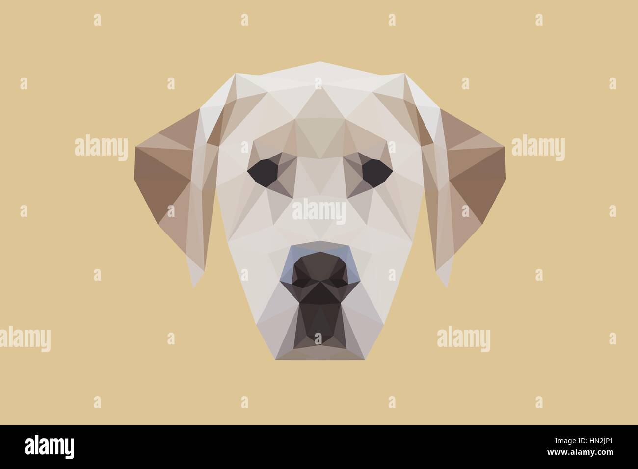 Dog Polygonal High Resolution Stock Photography and Images - Alamy