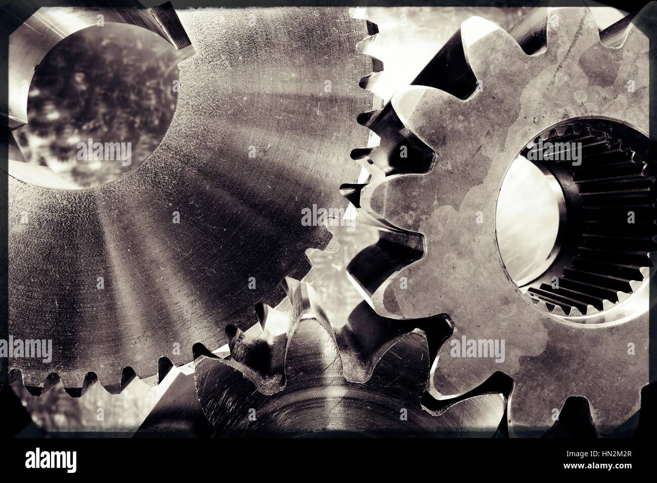 Interlocking cogs hi-res stock photography and images - Alamy