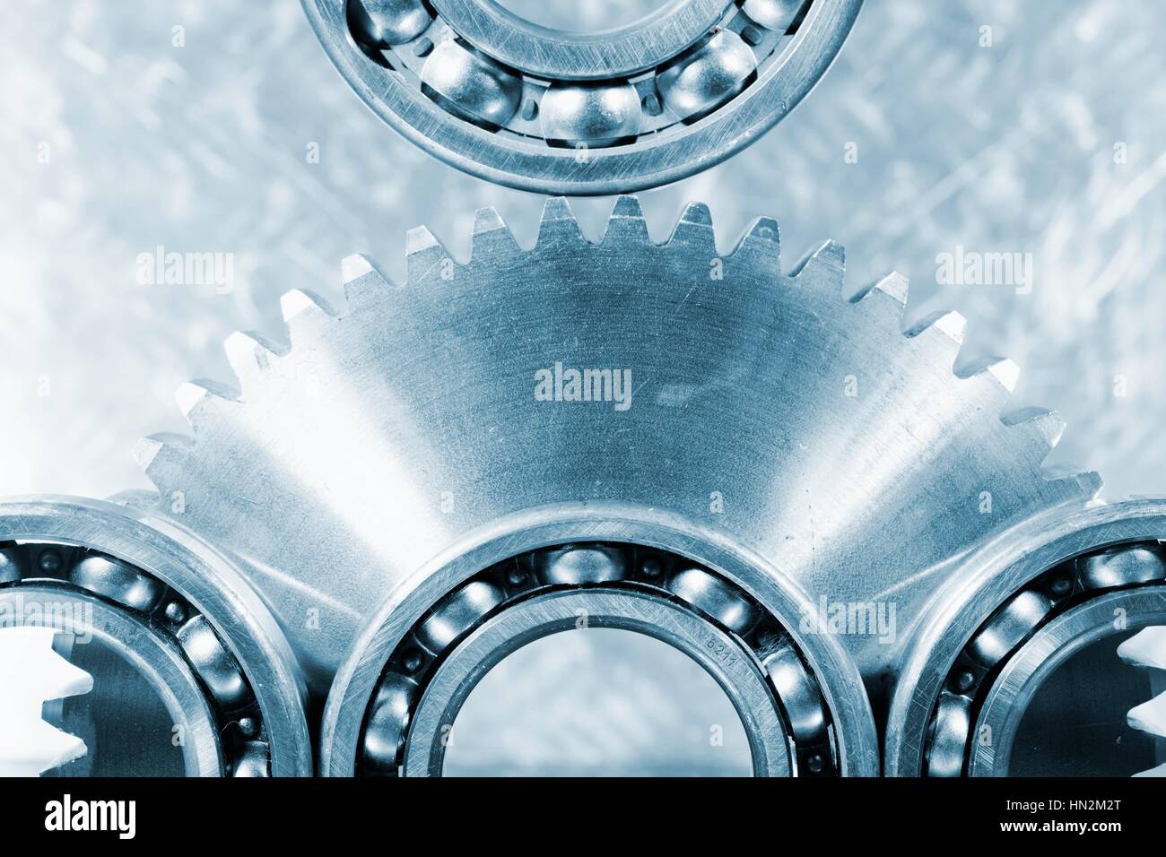 Large gears with ball bearings Stock Photo - Alamy