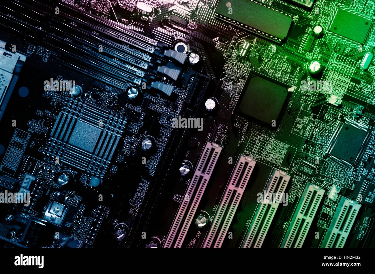 Computer circuit boards and microchips Stock Photo - Alamy