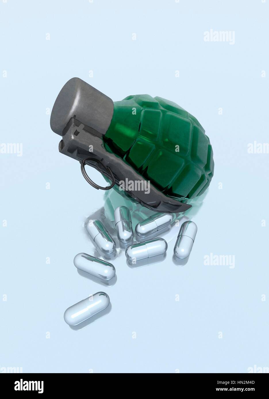 Grenade with capsules hi-res stock photography and images - Alamy
