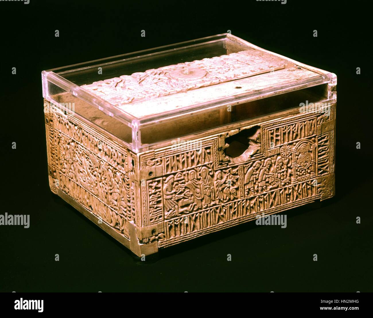 The Auzon Casket (or Franks Casket) 8th century Carved whalebone London ...