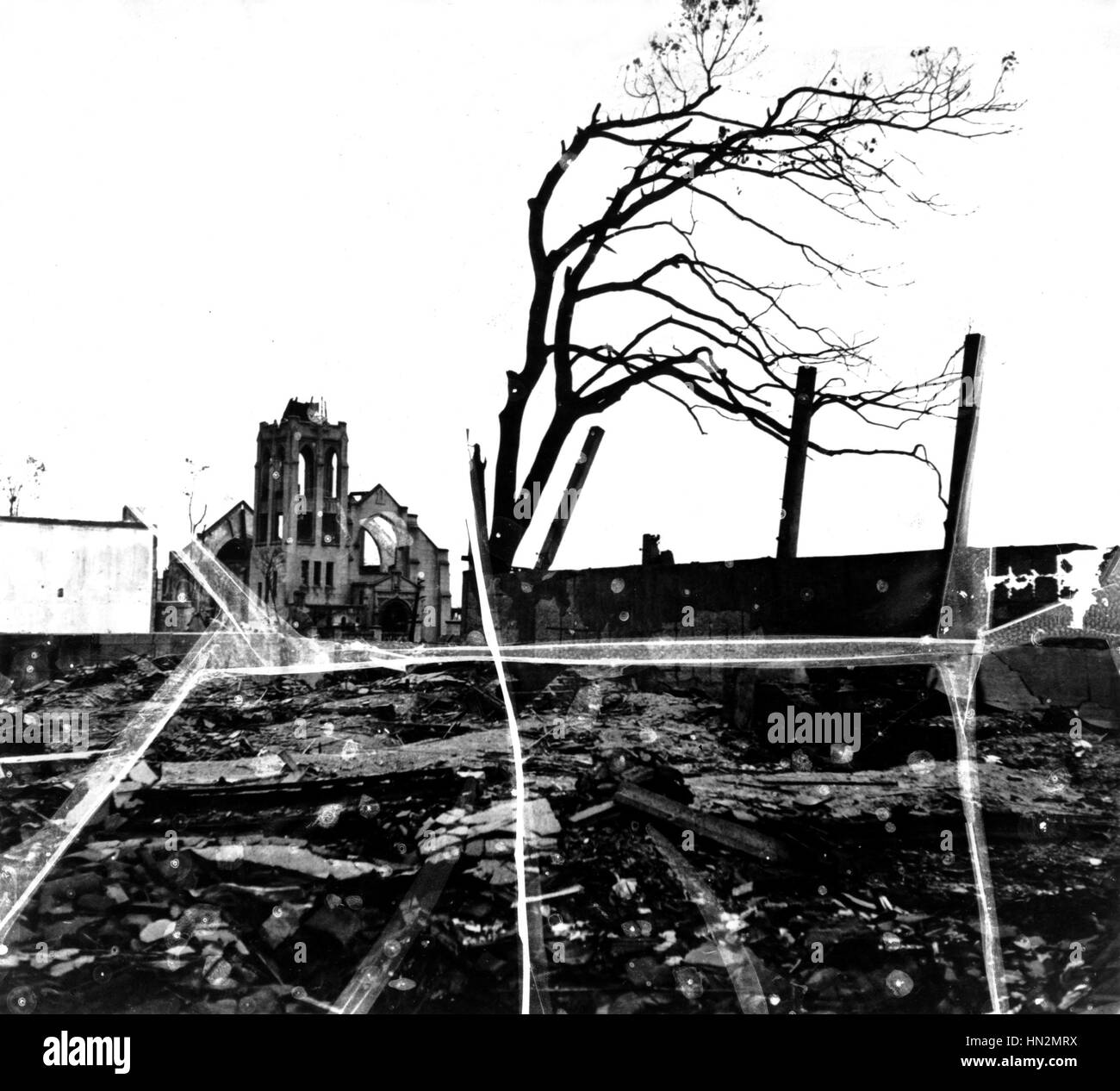 The devastated city of Hiroshima after the atomic bomb launched on ...