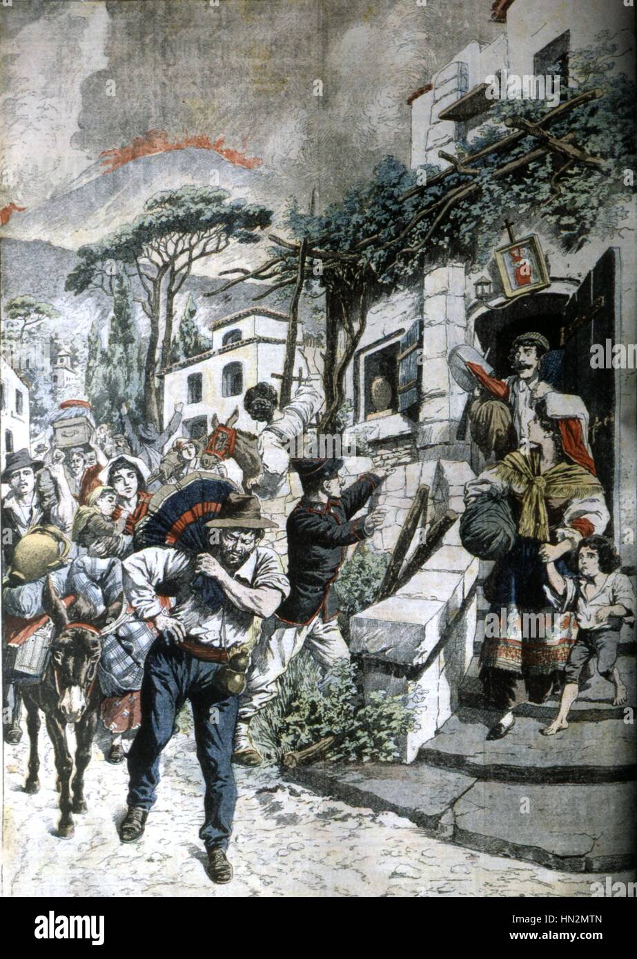 Mount vesuvius eruption 1906 hi-res stock photography and images - Alamy