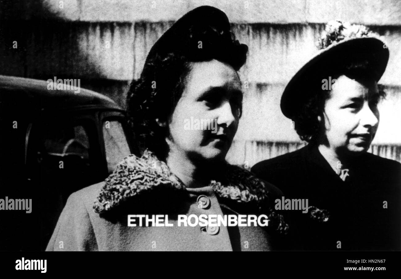 Rosenberg case ethel rosenberg in the movie atomic cafe hi-res stock ...