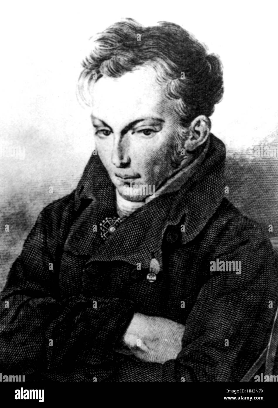 Alexander Pushkin's life (1799-1837) Portrait of Joukovsky, Pushkin's ...