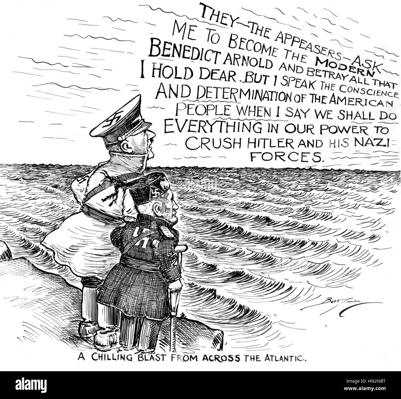 D Day Political Cartoon