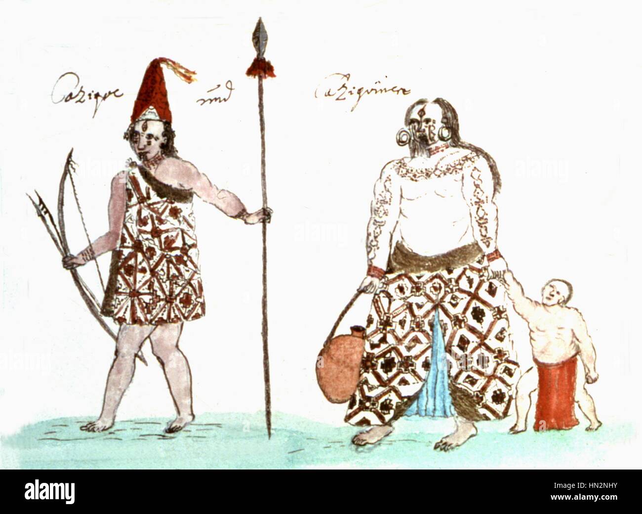 Illustration by Florian Baucke (1749-1767). Zwettler Codex. Life of ...