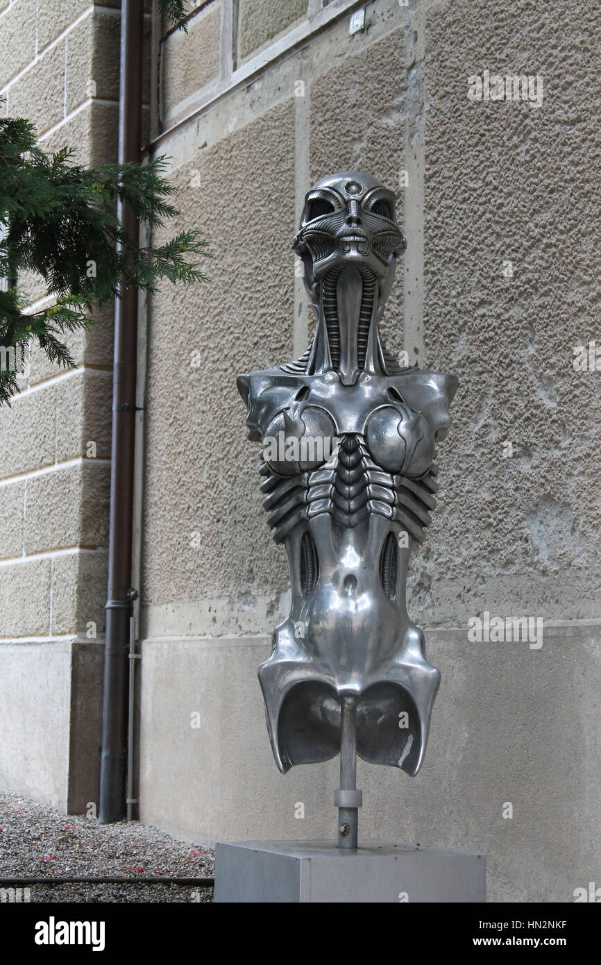 The museum piece. Museum of aliens in Switzerland Stock Photo - Alamy