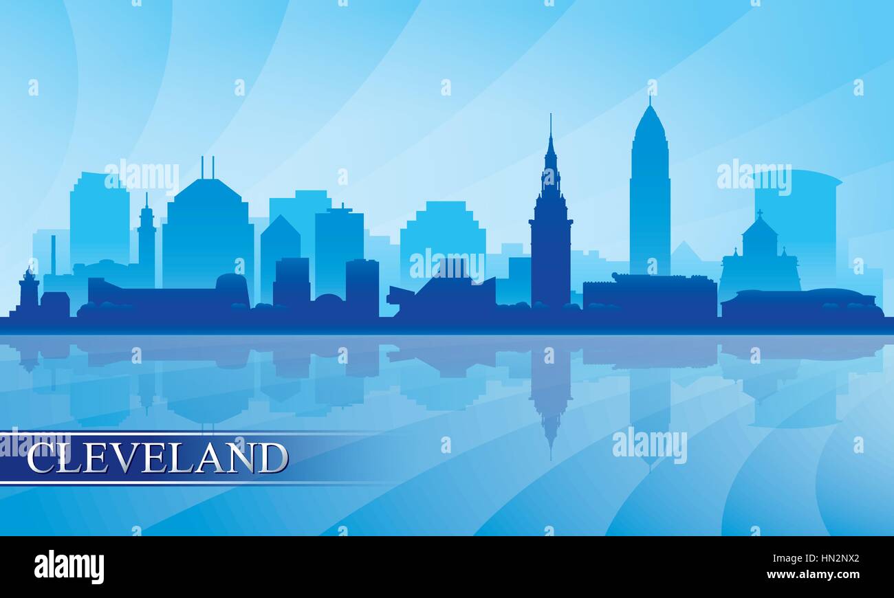 Cleveland ohio skyline at night hi-res stock photography and images - Alamy
