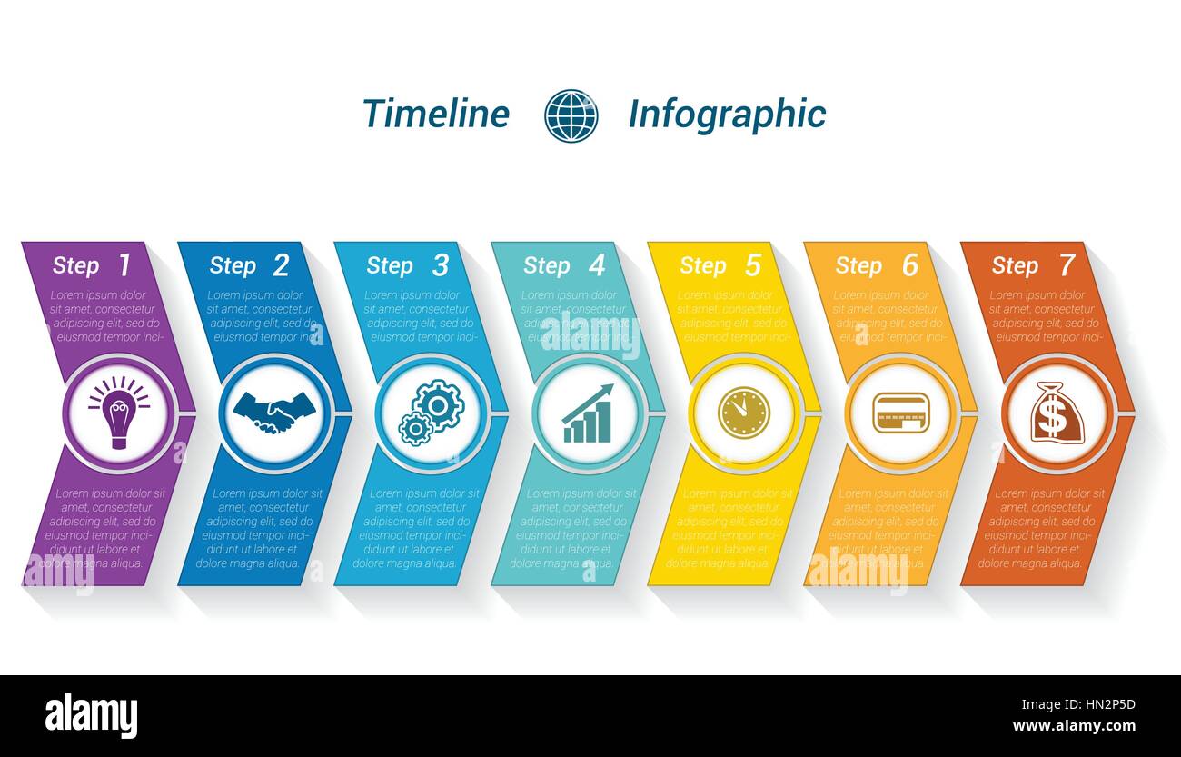 infographic 7 options Stock Vector Image & Art - Alamy