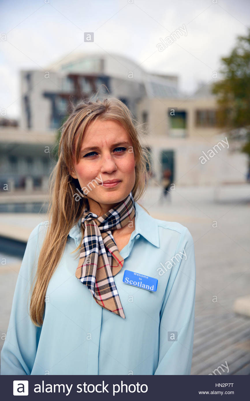 Woman female tour guide hi-res stock photography and images - Alamy