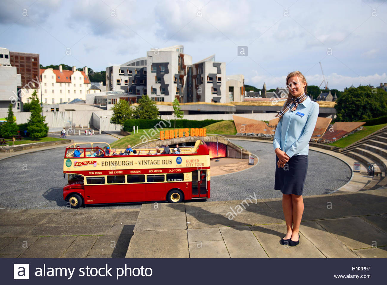 Female tour guide hi-res stock photography and images - Alamy