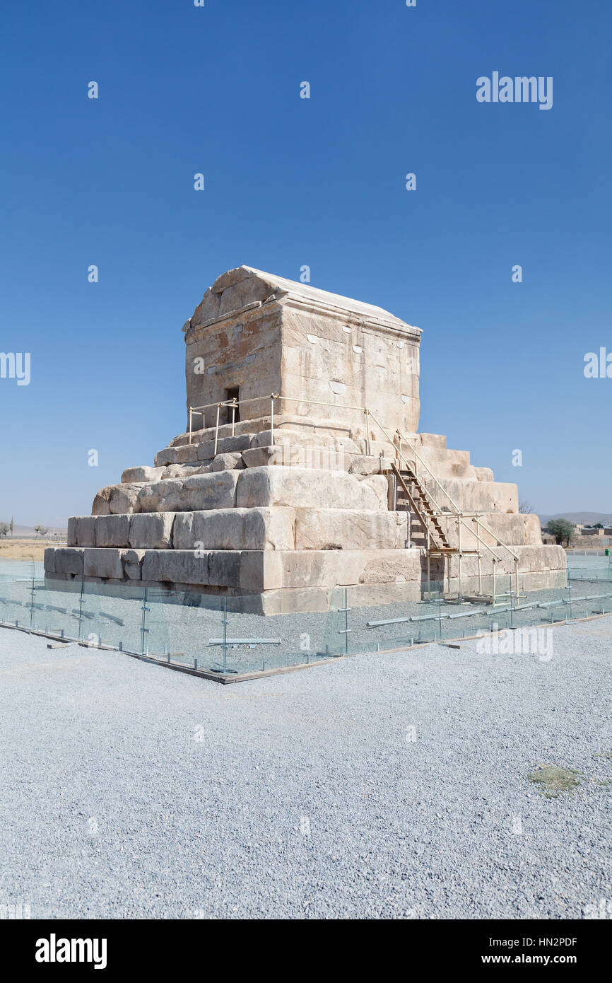 Mausoleum of Cyrus the Great, Iran Stock Photo - Alamy