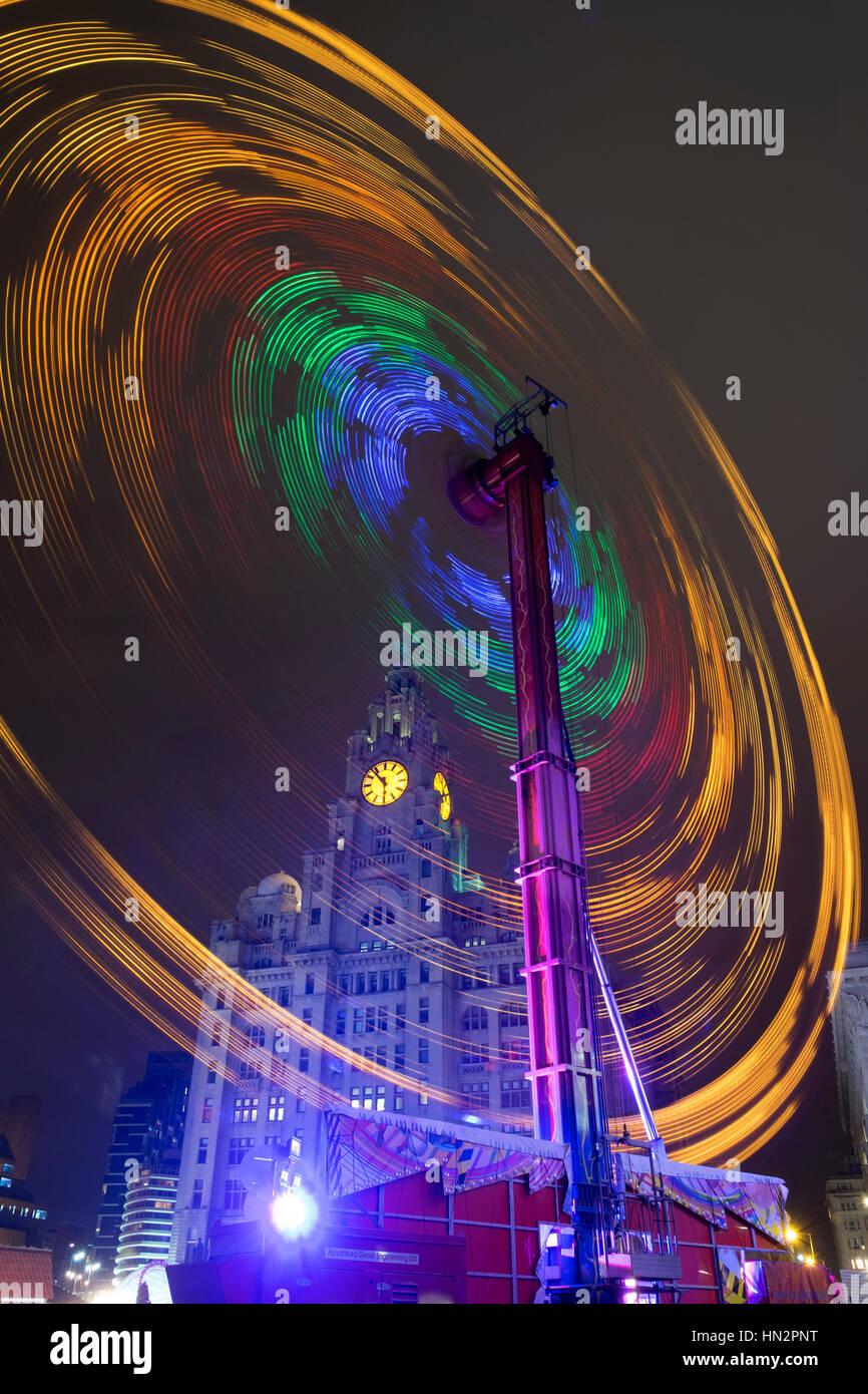 Ferris wheel in Liverpool Stock Photo - Alamy