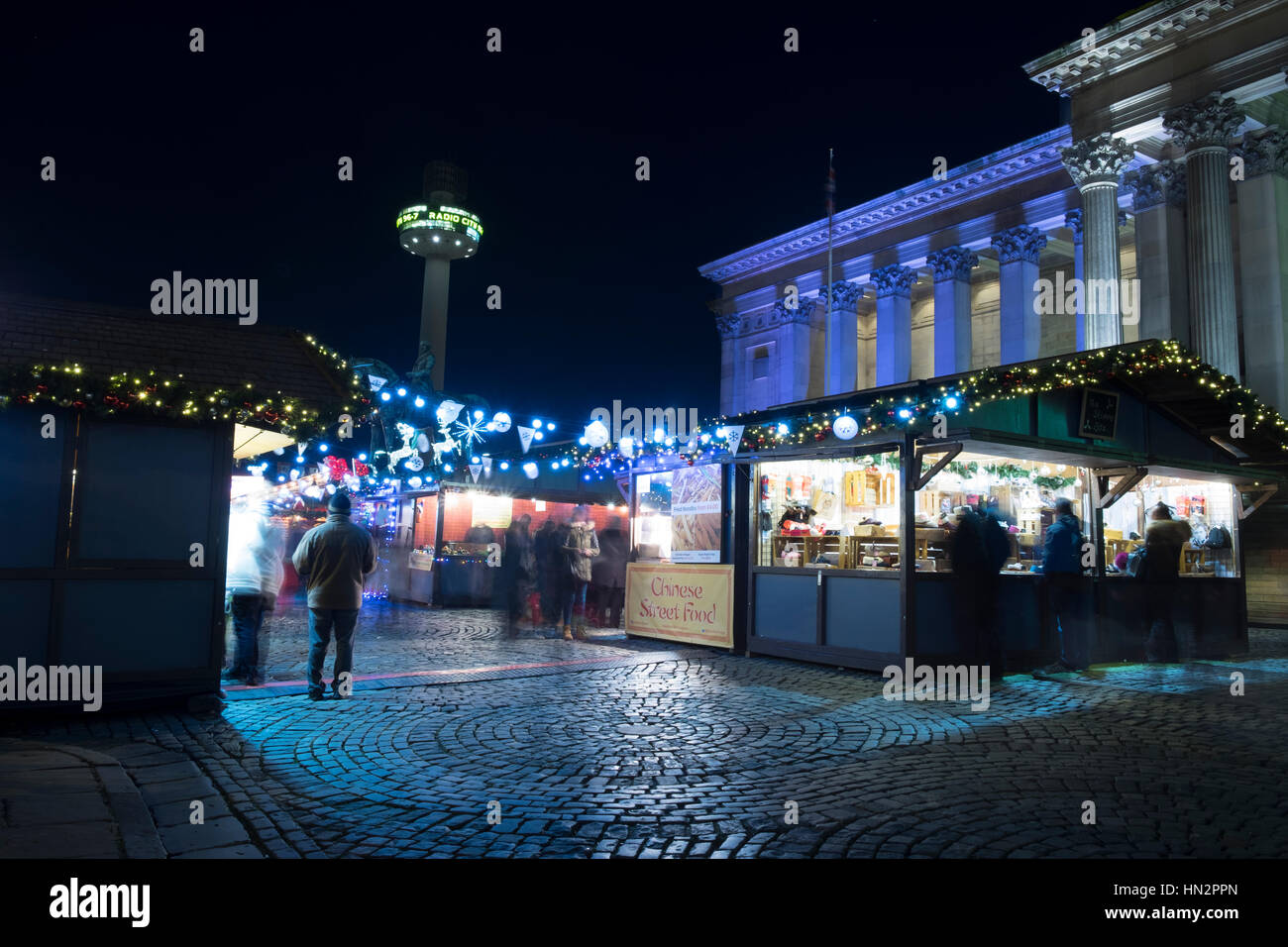 Liverpool christmas lights hi-res stock photography and images - Alamy
