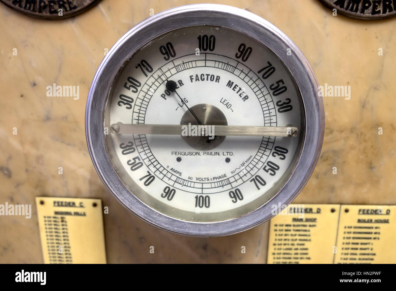 old machine meters Stock Photo - Alamy