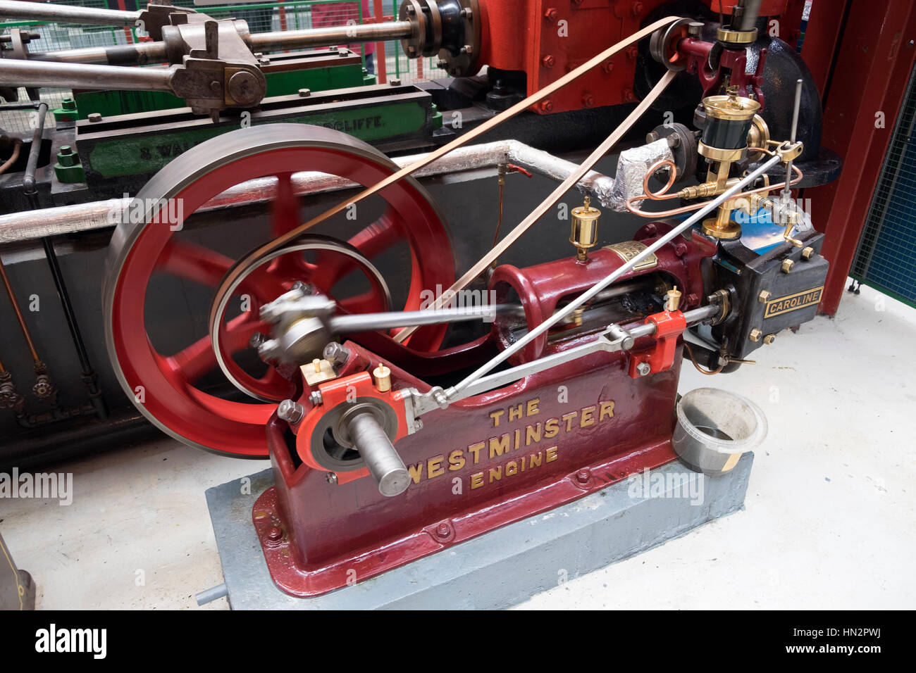 Old machine in museum Stock Photo - Alamy
