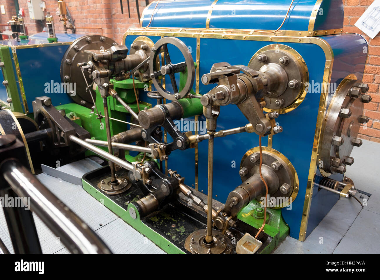 Old machine in museum Stock Photo - Alamy